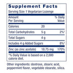 Enhanced zinc acetate lozenges for health