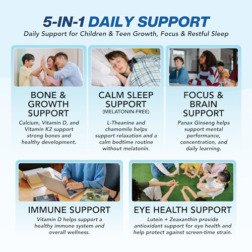 Enhances eye health in teens