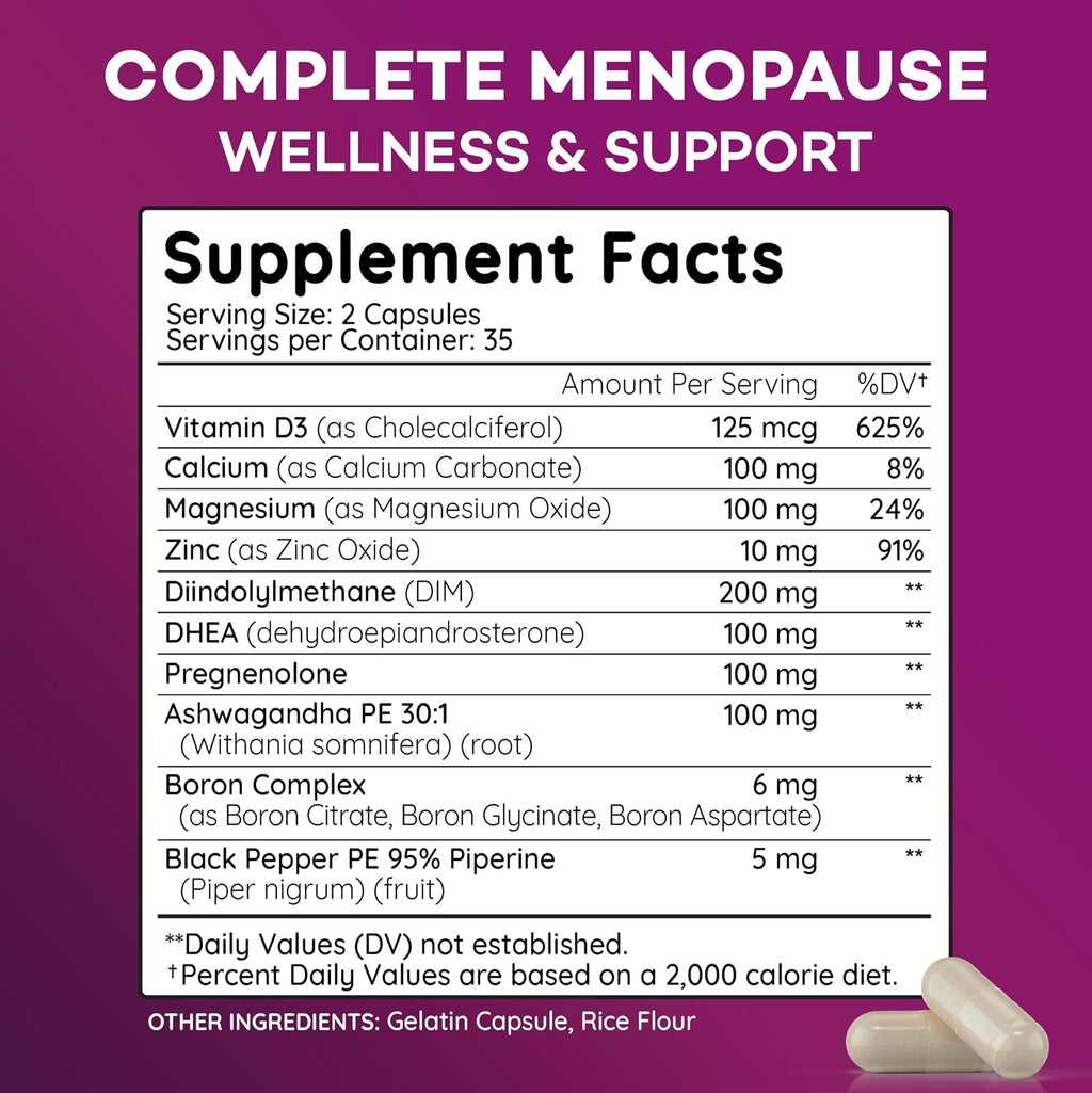 Enhances mood and well-being during menopause