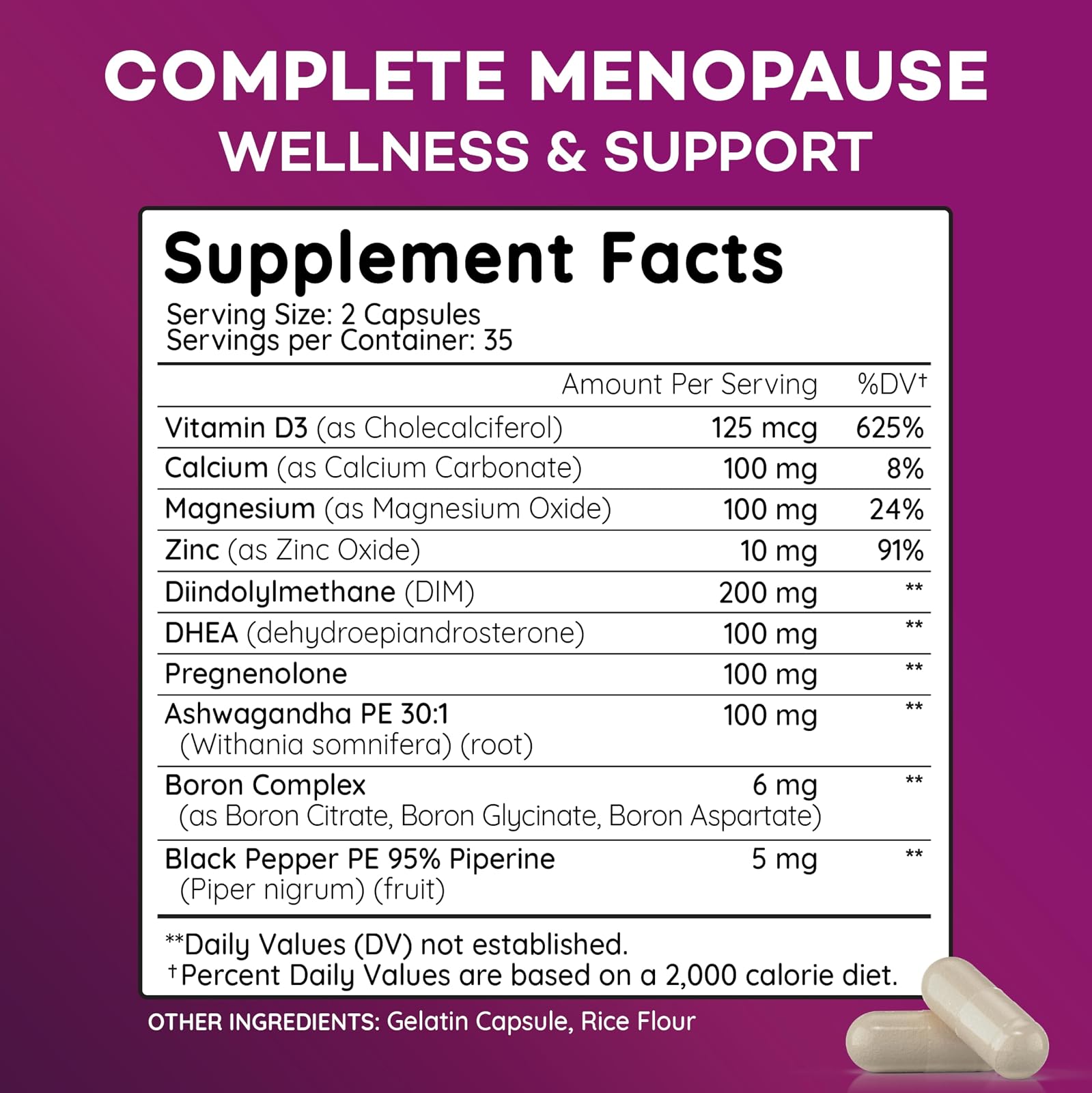 Enhances mood and well-being during menopause
