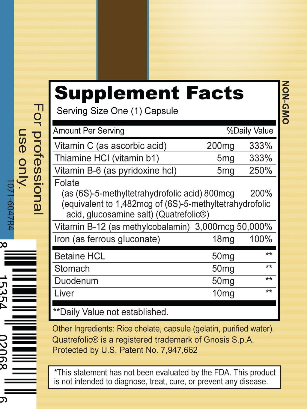 Enhances overall iron levels naturally