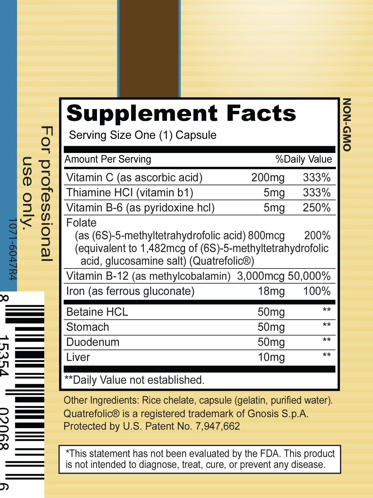 Enhances overall iron levels naturally