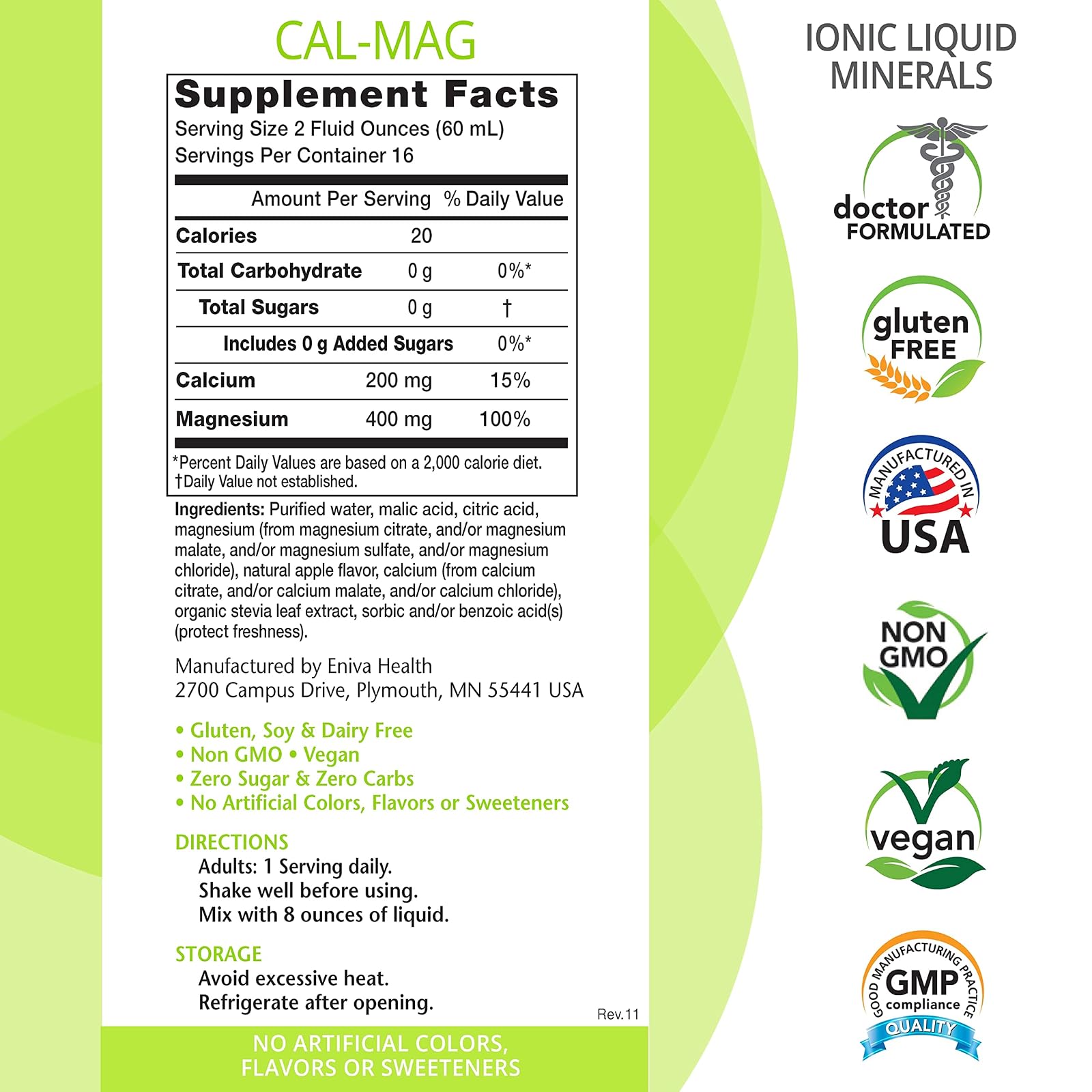 Eniva Health calcium magnesium benefits