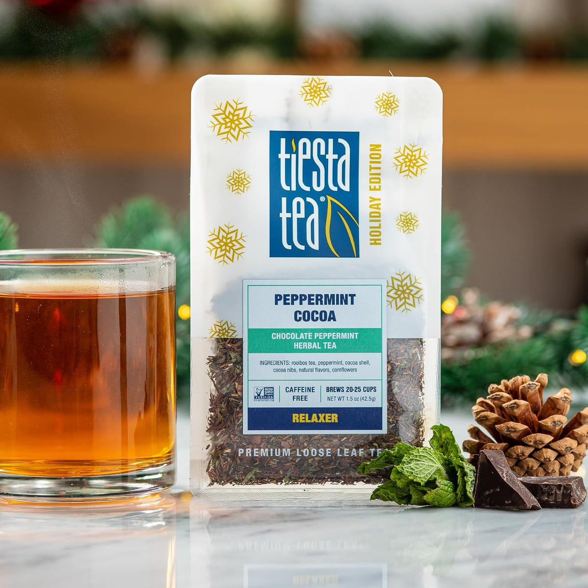 enjoy cozy herbal tea moments