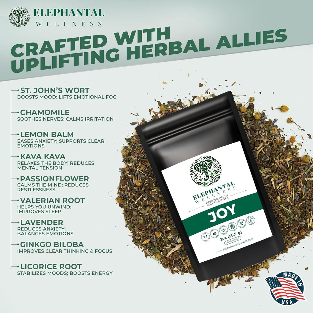 Enjoy Elephantal Wellness tea servings