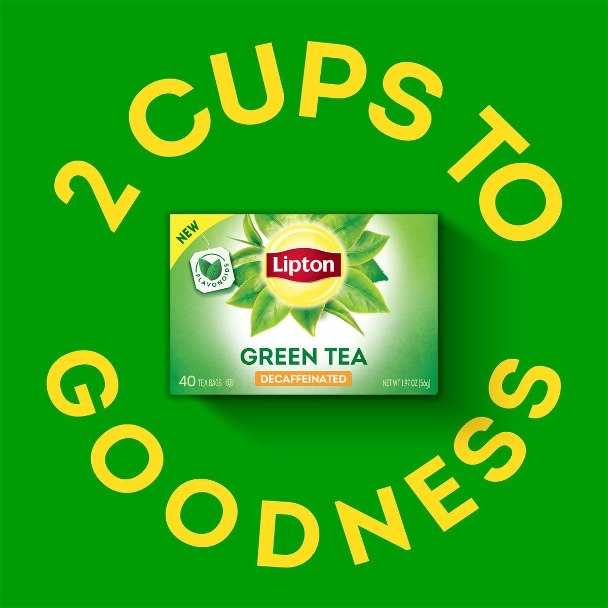 enjoy hot or iced green tea