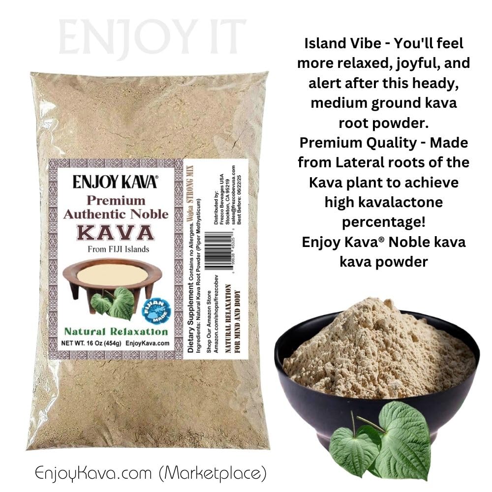 enjoy kava kava for stress relief