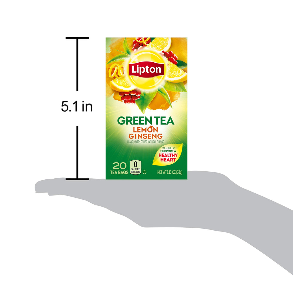 enjoy Lipton green tea anytime