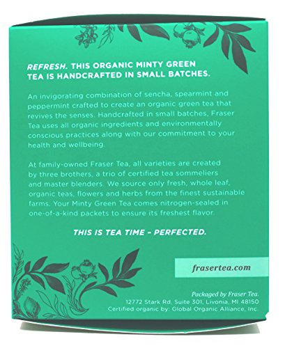 enjoy minty green tea at home