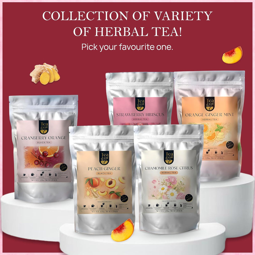 Enjoy soothing ginger tea