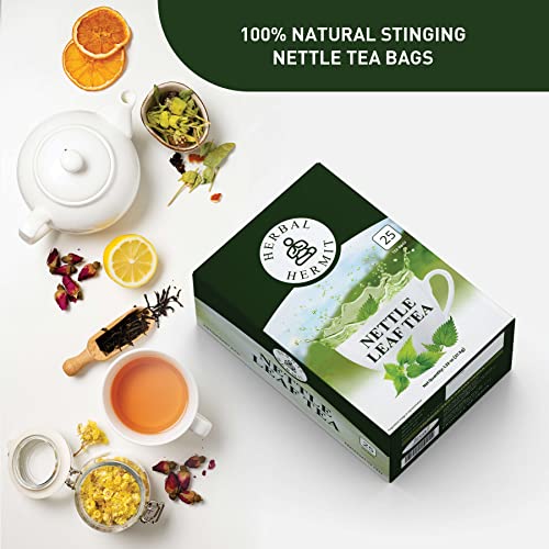 enjoy stinging nettle tea daily