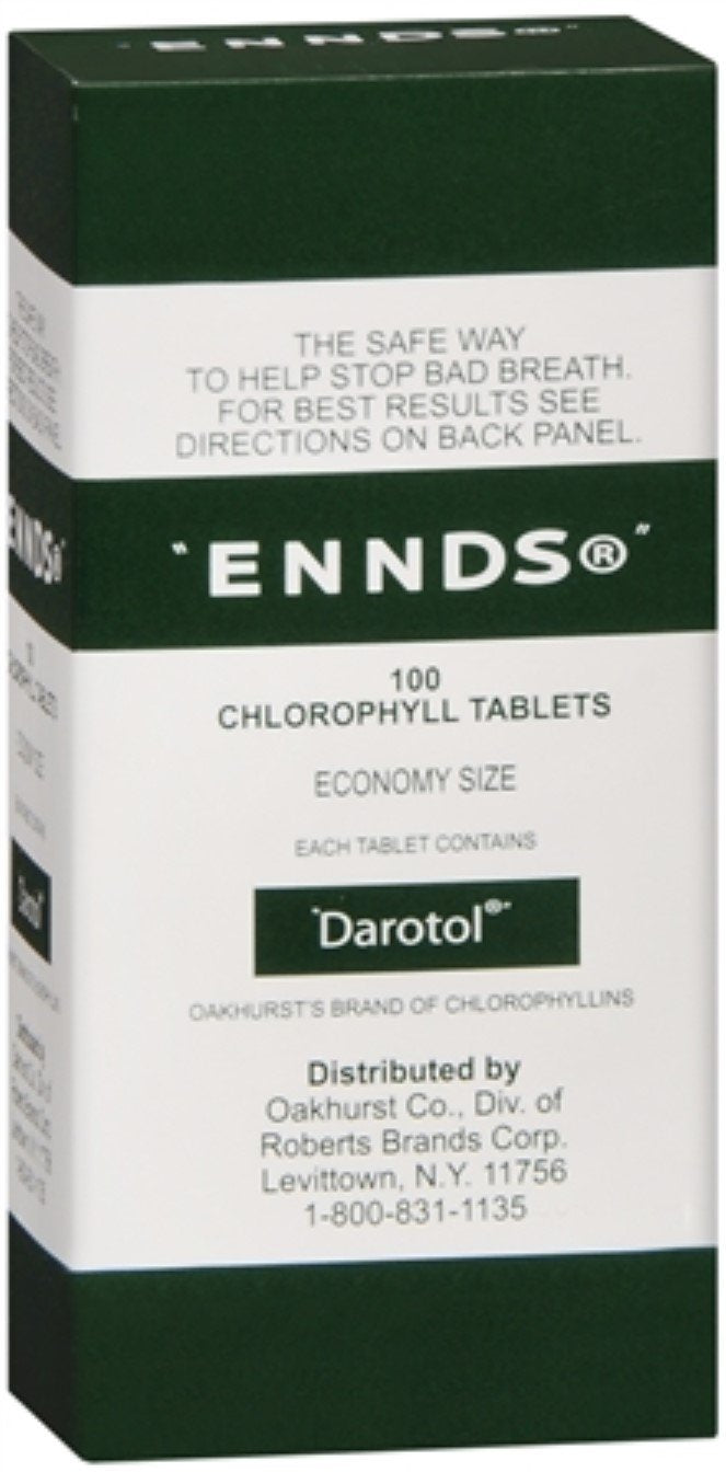Ennds chlorophyll tablets for detoxification