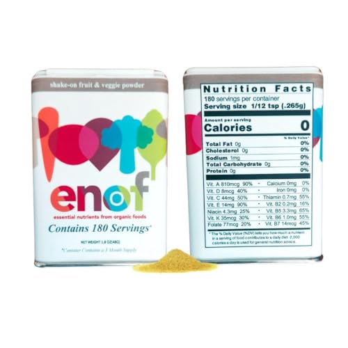 ENOF multivitamins with organic ingredients