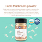 Enoki mushroom powder for soups
