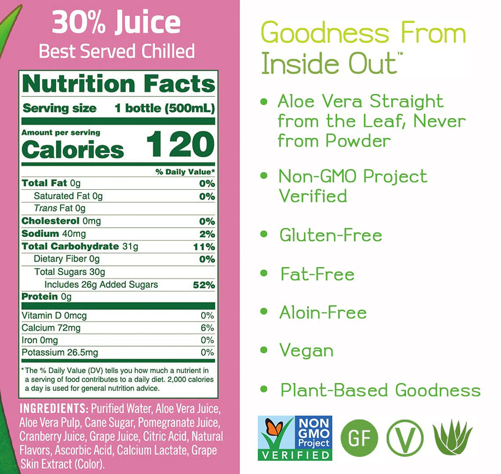 enriched aloe vera for wellness