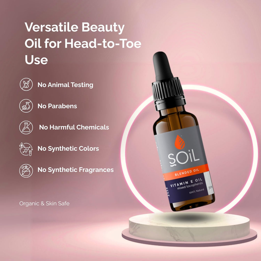 enriched vitamin e oil for dry skin