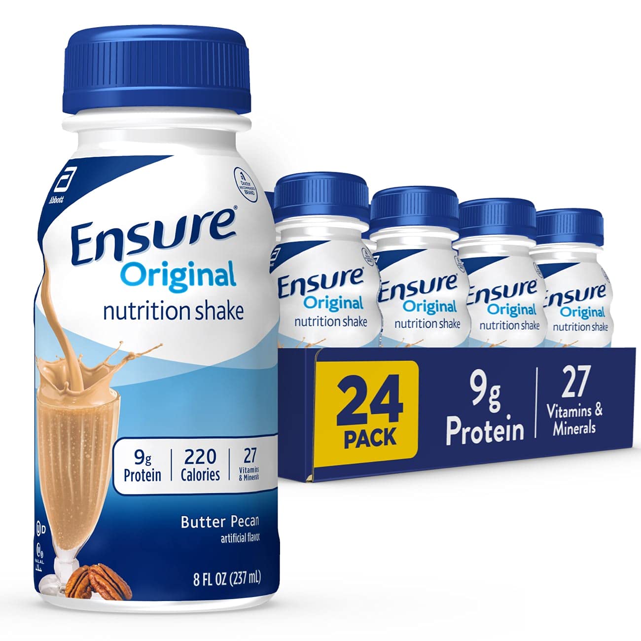 Ensure Butter Pecan nutrition shake