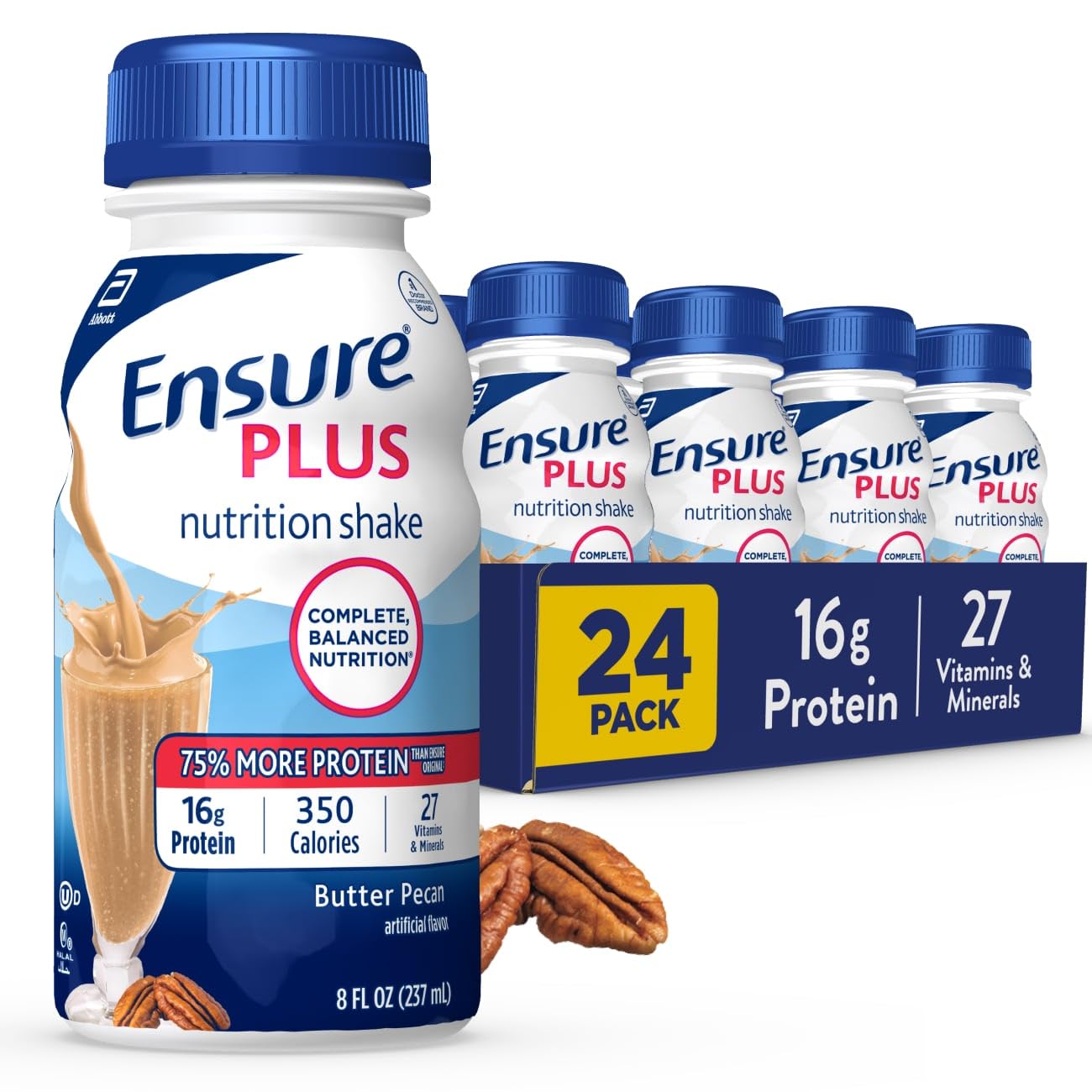 Ensure Plus Butter Pecan shake pack