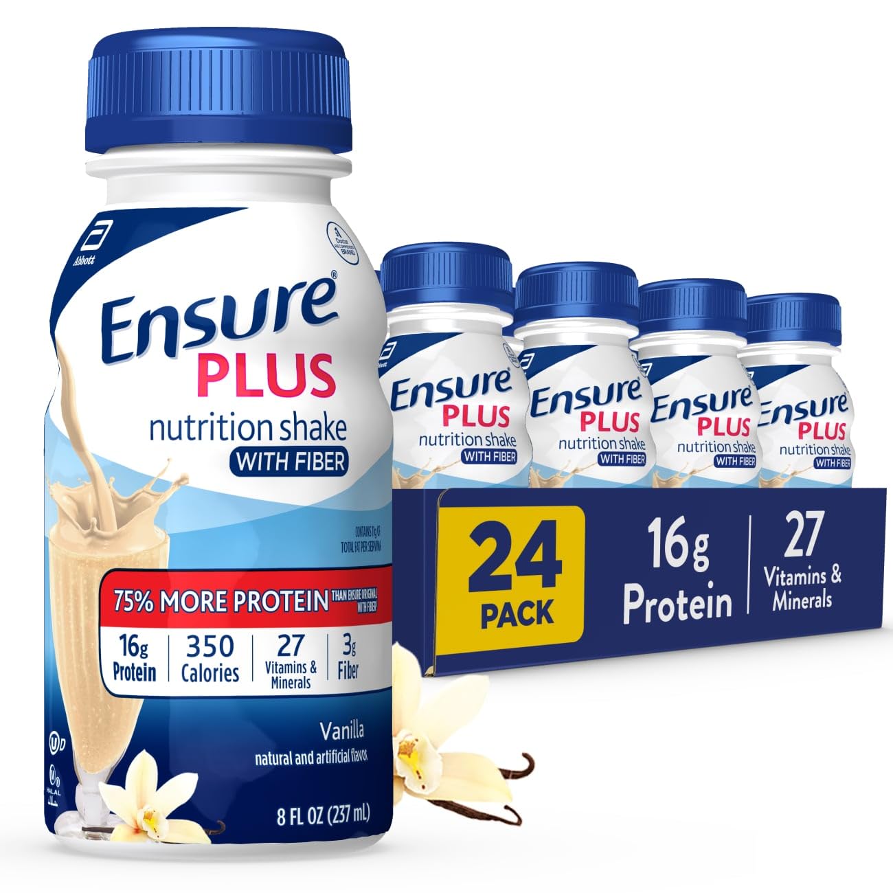 Ensure Plus vanilla nutrition shake pack