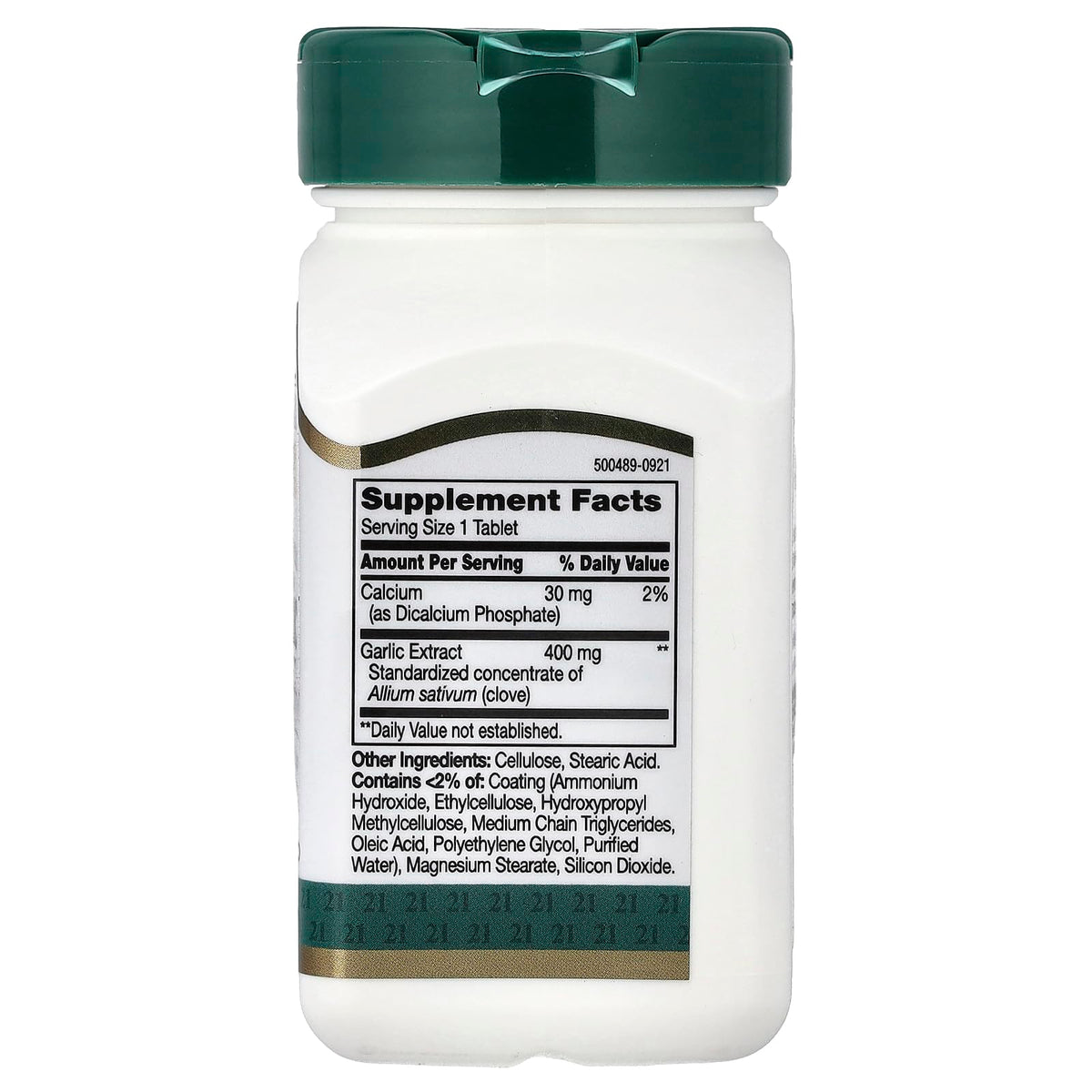enteric coated garlic supplement