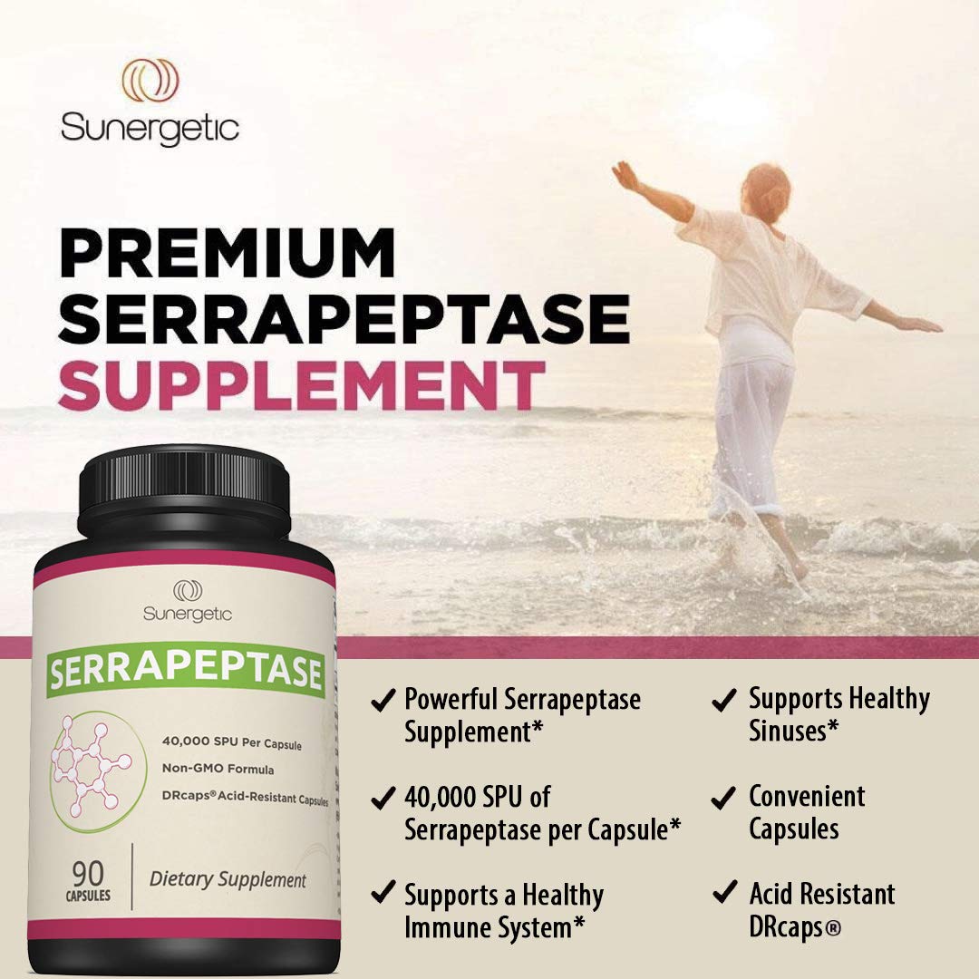 Enteric coated Serrapeptase for absorption