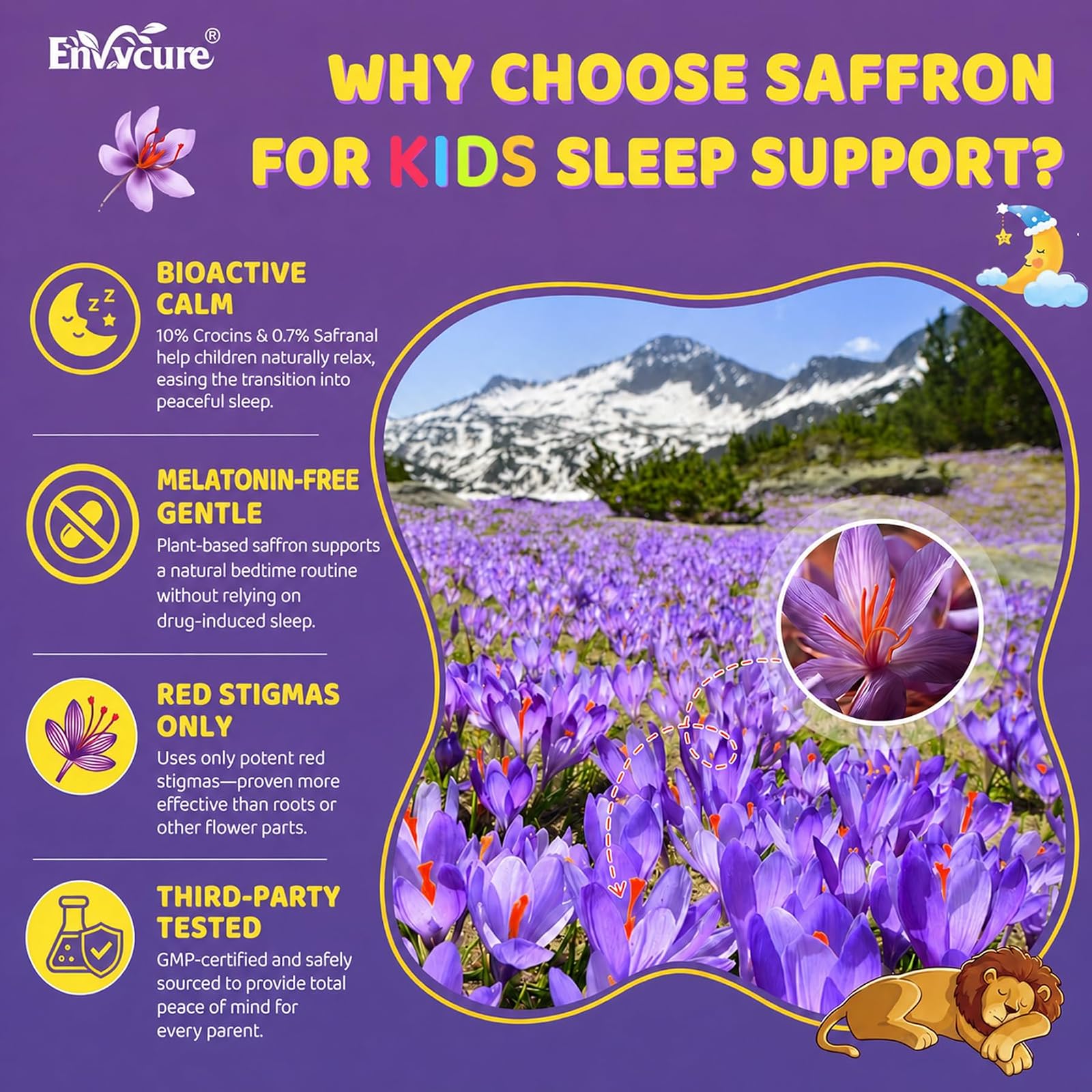 EnvyCure kids gummies for bedtime