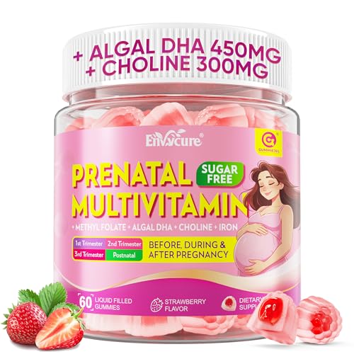 EnvyCure prenatal gummies with iron