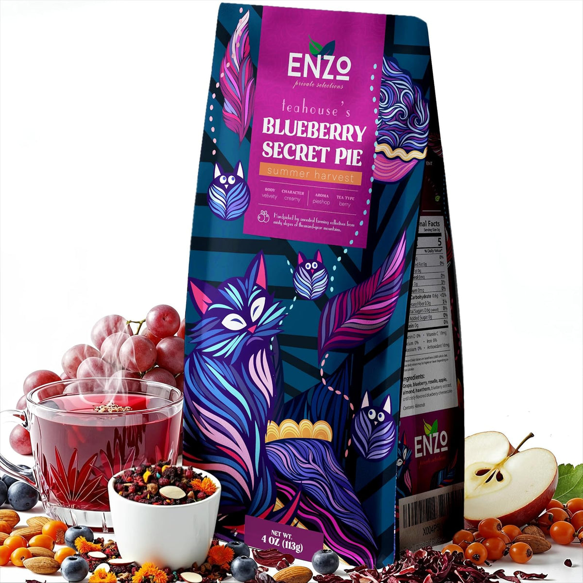 ENZO blueberry secret pie tea