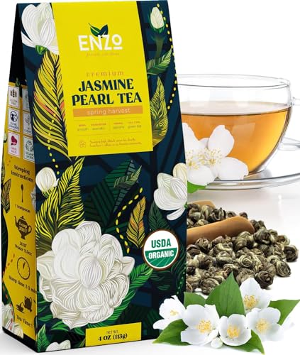 Enzo organic jasmine green tea pearls