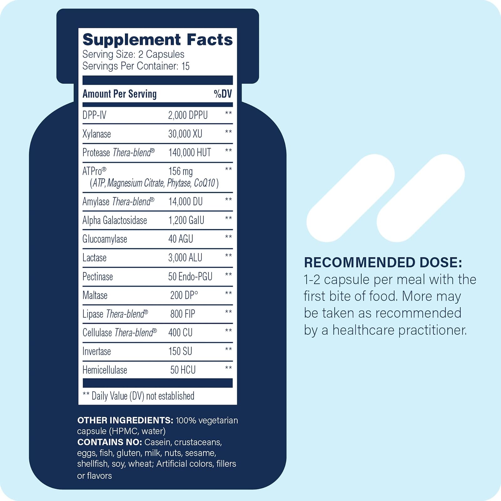 Enzyme Science digestive support capsules
