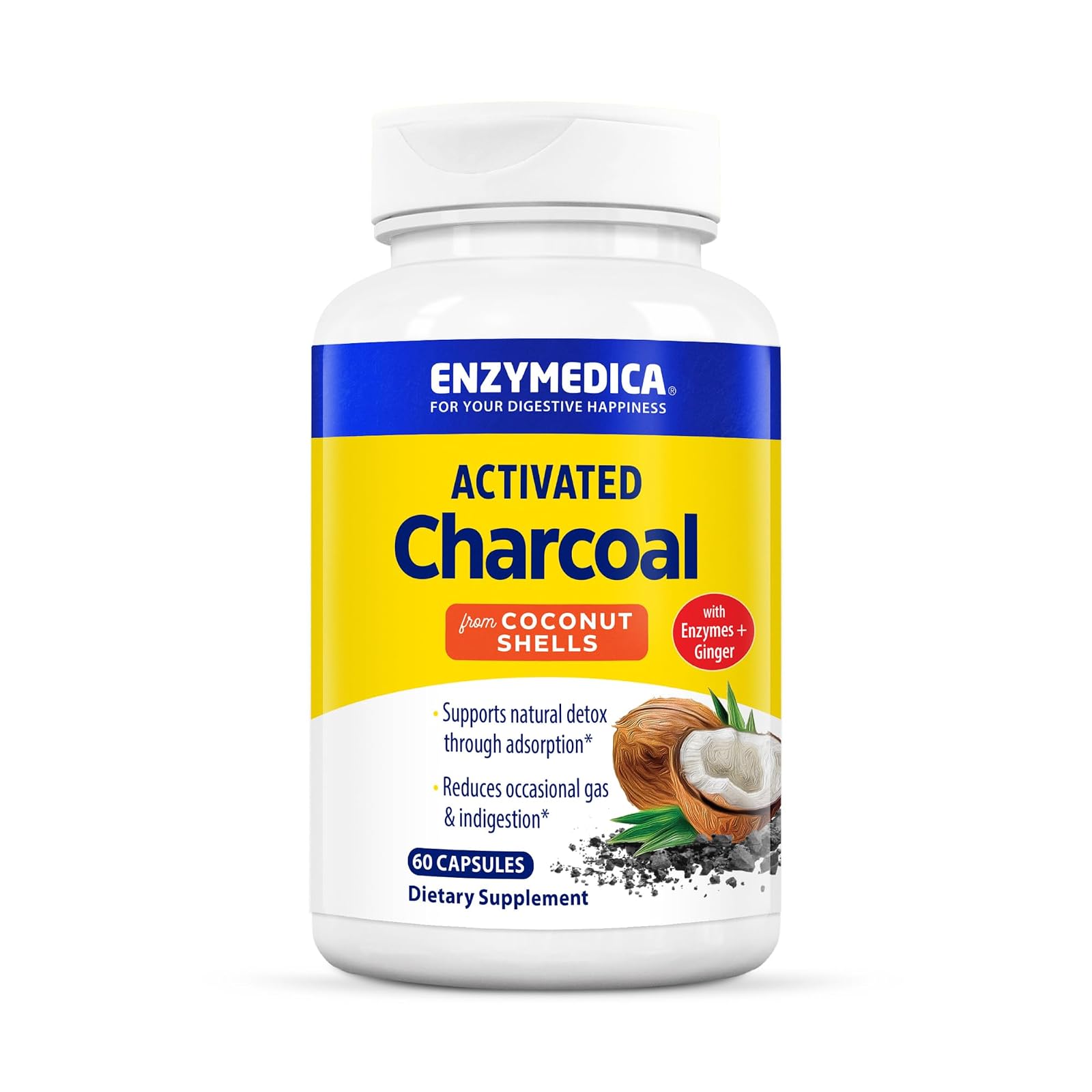 Enzymedica activated charcoal capsules