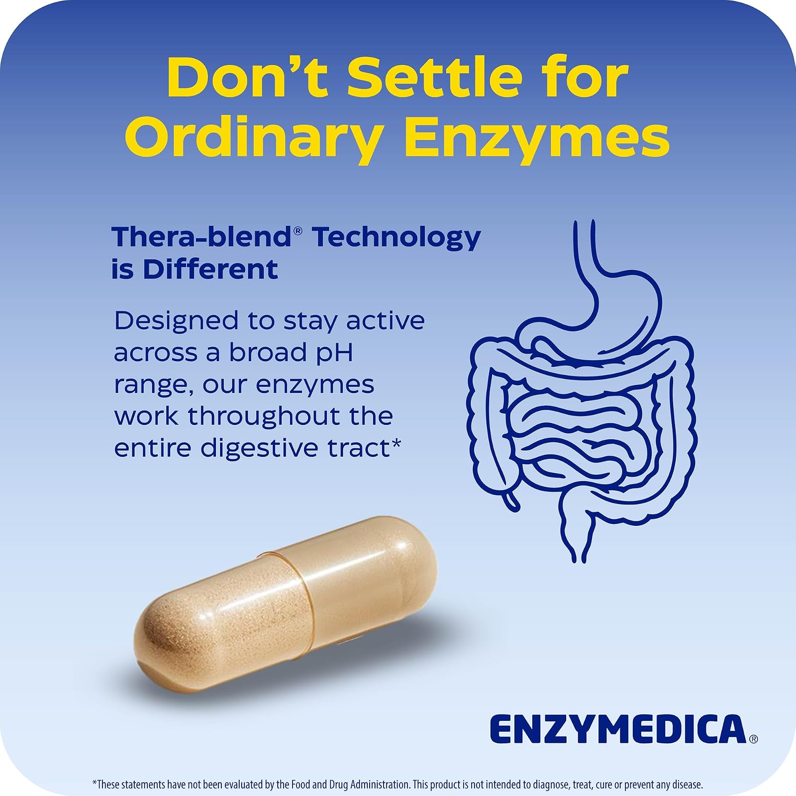 Enzymedica capsules for digestive comfort