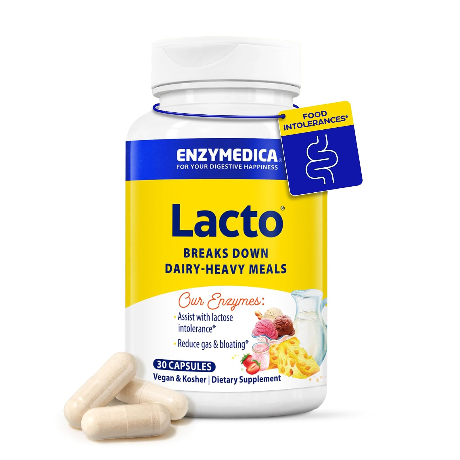 Enzymedica digestive enzymes for lactose