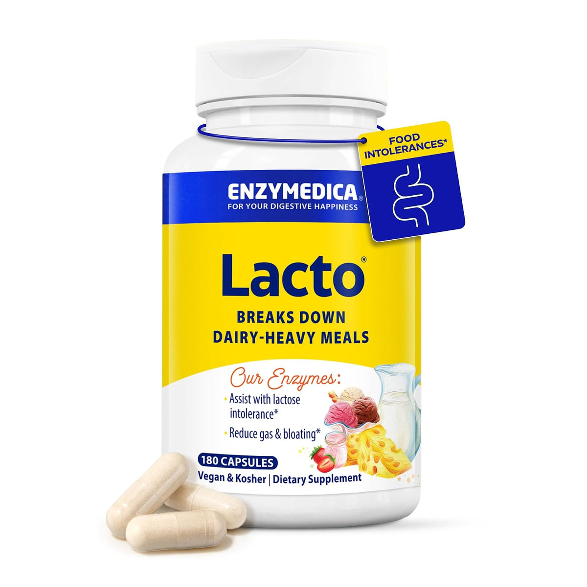 Enzymedica digestive enzymes for lactose