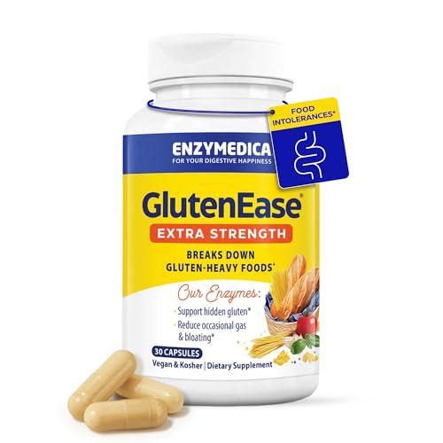 Enzymedica GlutenEase digestive enzymes capsules
