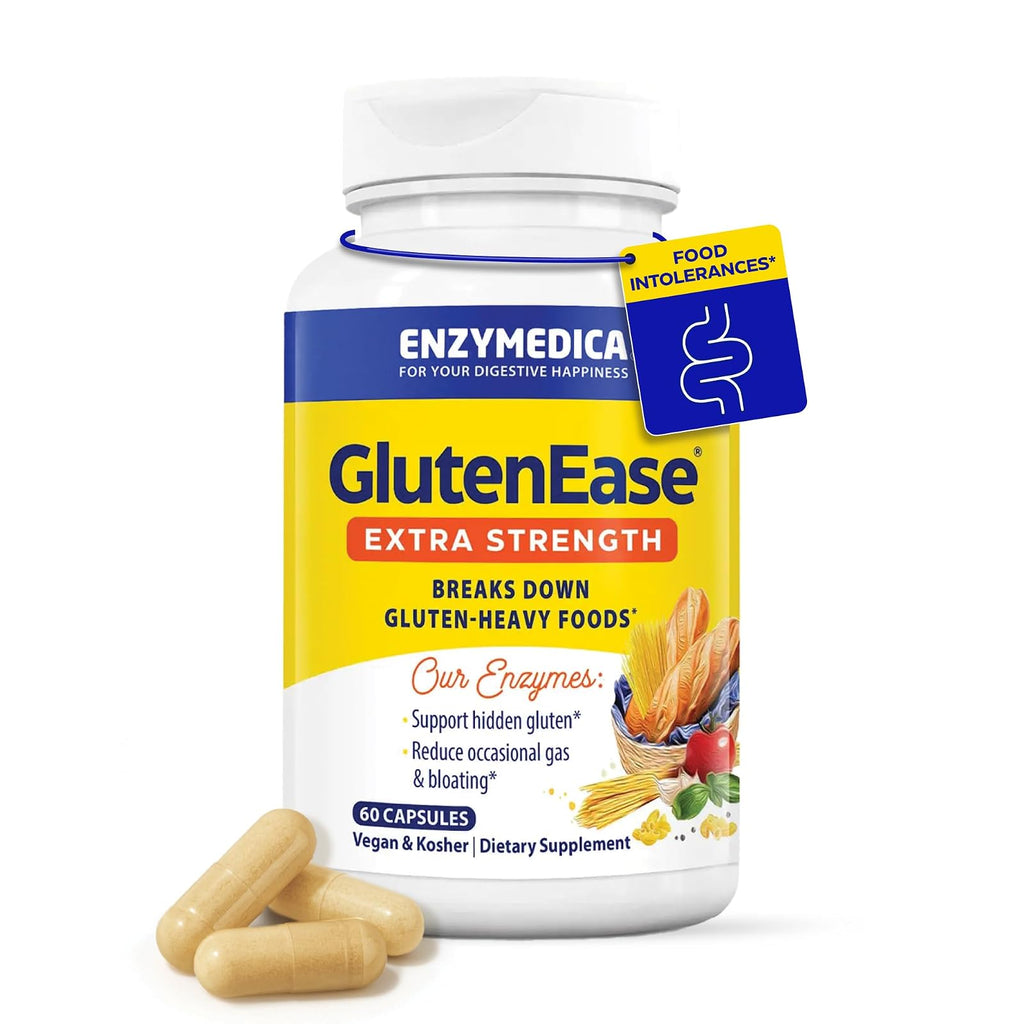 Enzymedica GlutenEase digestive enzymes support