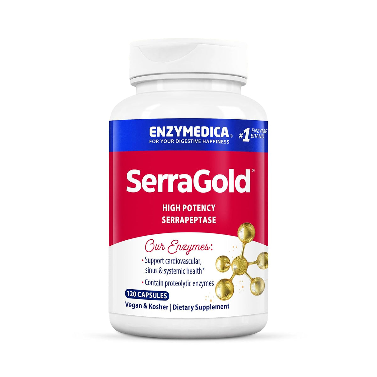 Enzymedica SerraGold digestive enzymes support
