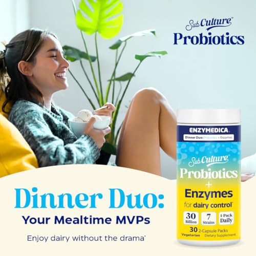 Enzymes and probiotics for gut balance