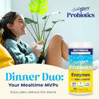 Enzymes and probiotics for gut balance