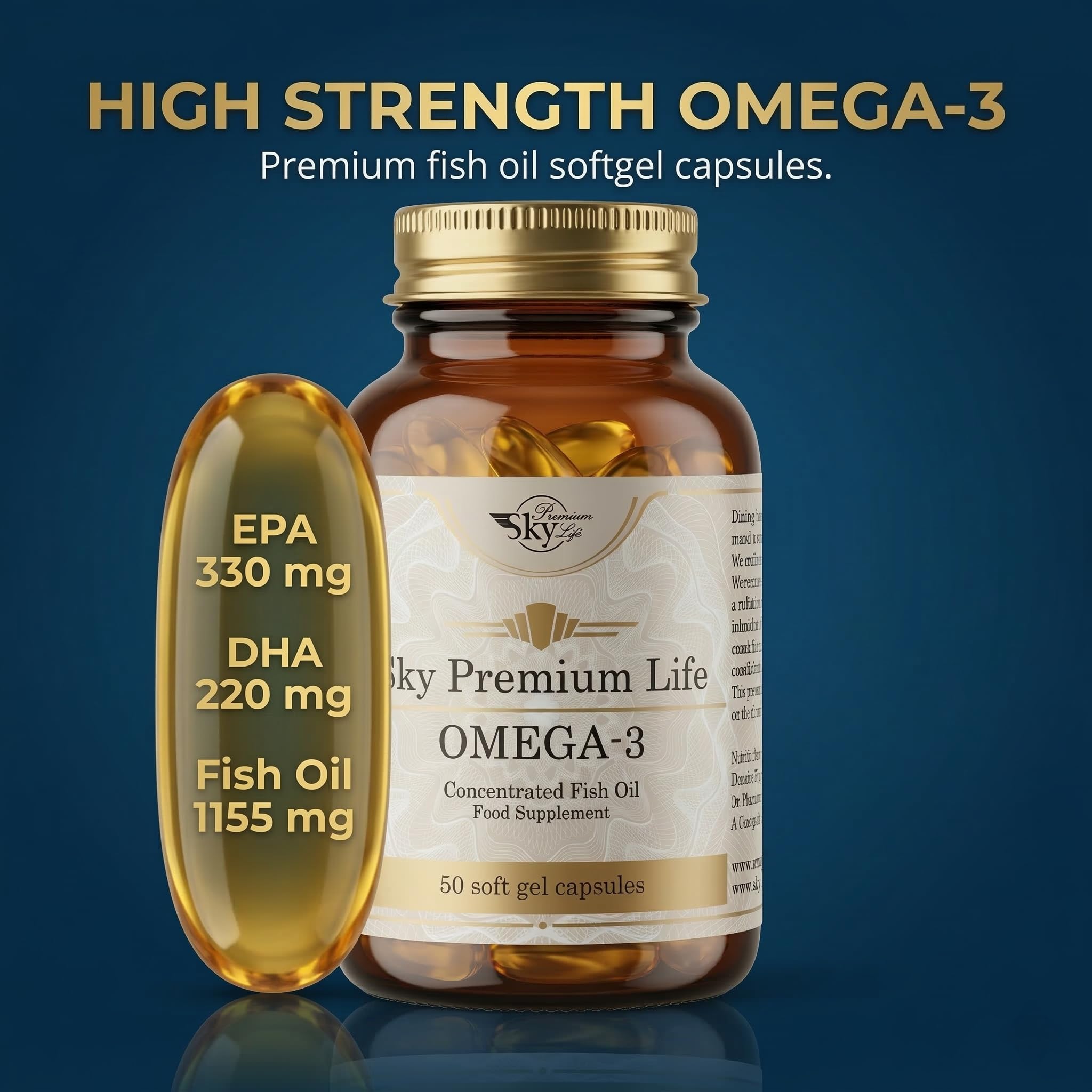 EPA DHA concentrated fish oil