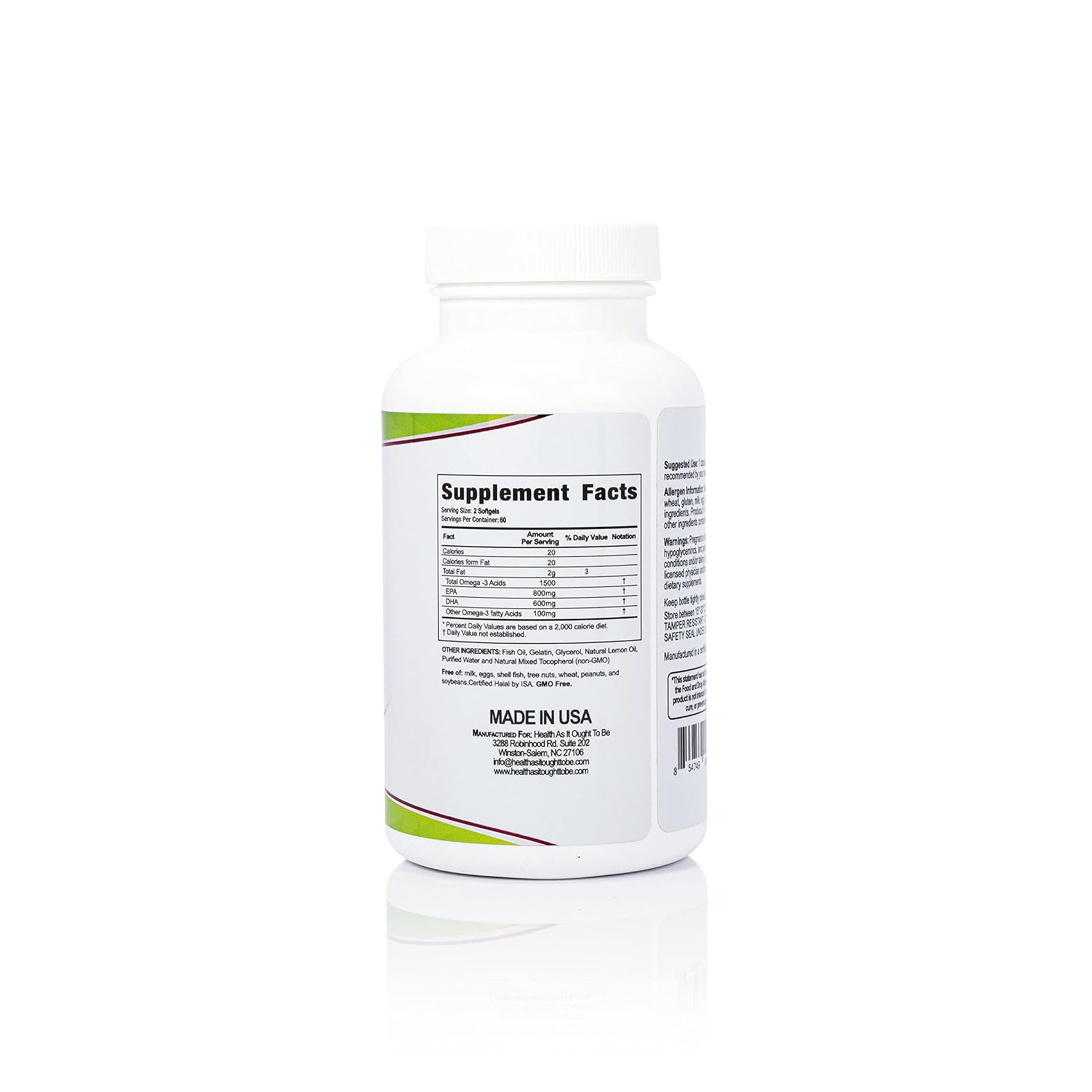 EPA DHA fish oil benefits