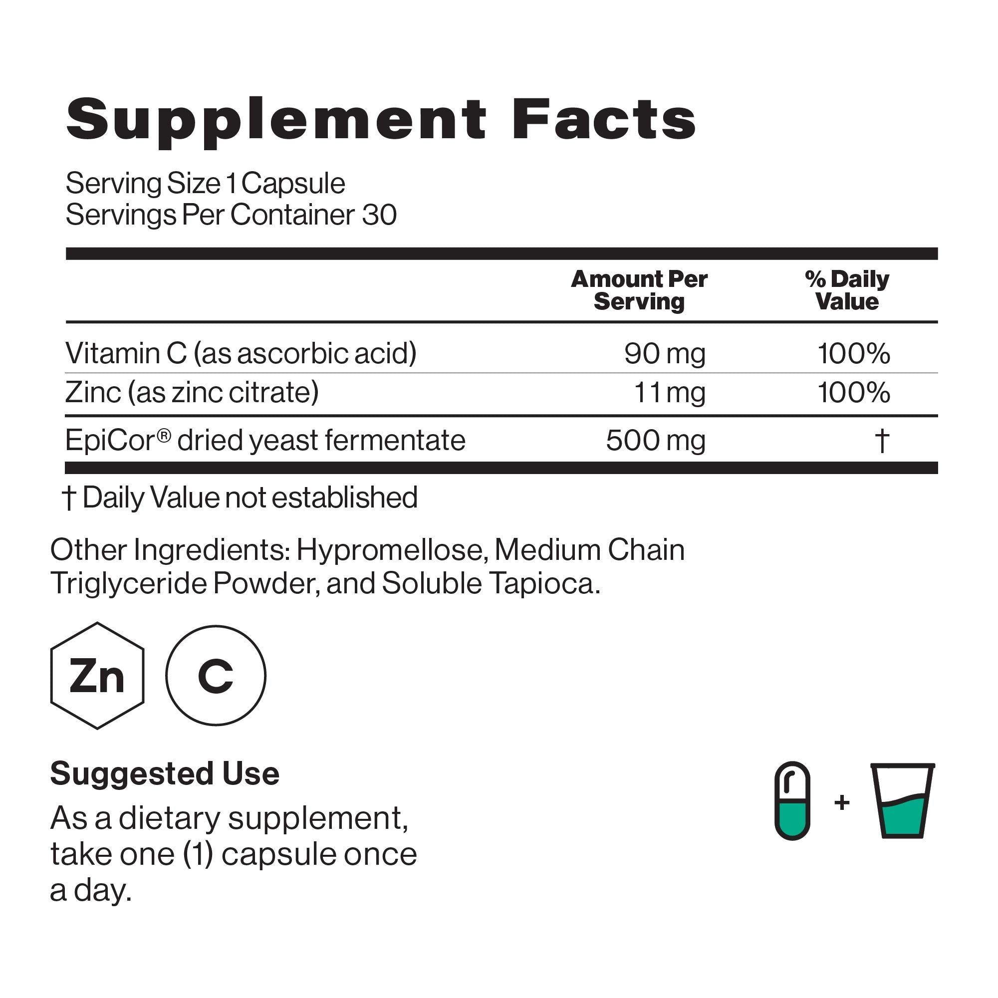 EpiCor and zinc immune booster
