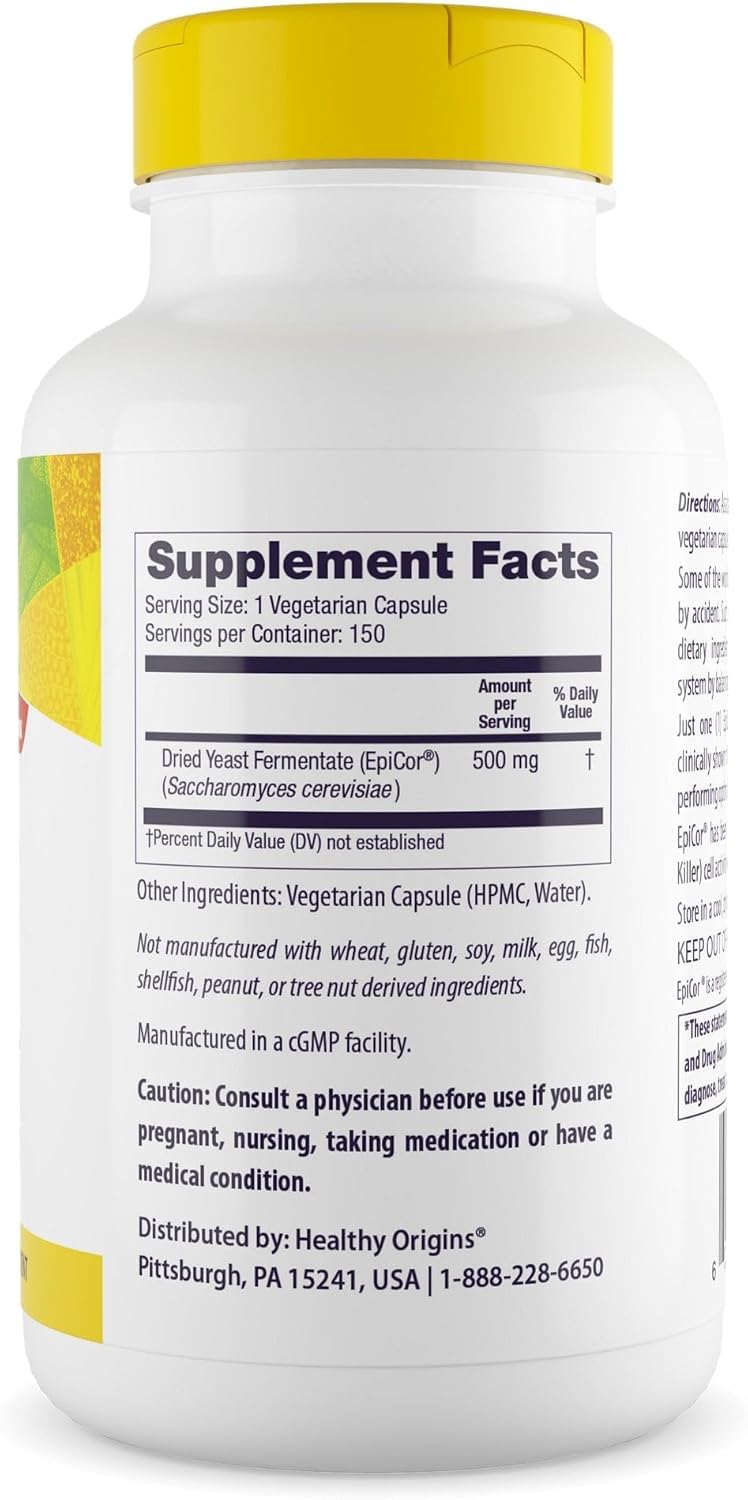 EpiCor veggie caps for immune support