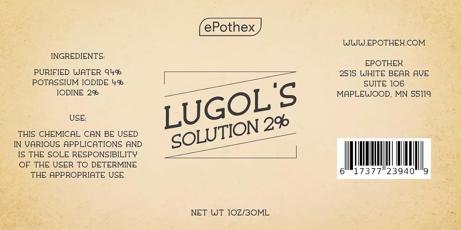EPOTHEX iodine for overall vitality