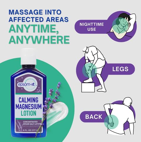 EPSOM-IT magnesium lotion for stress relief