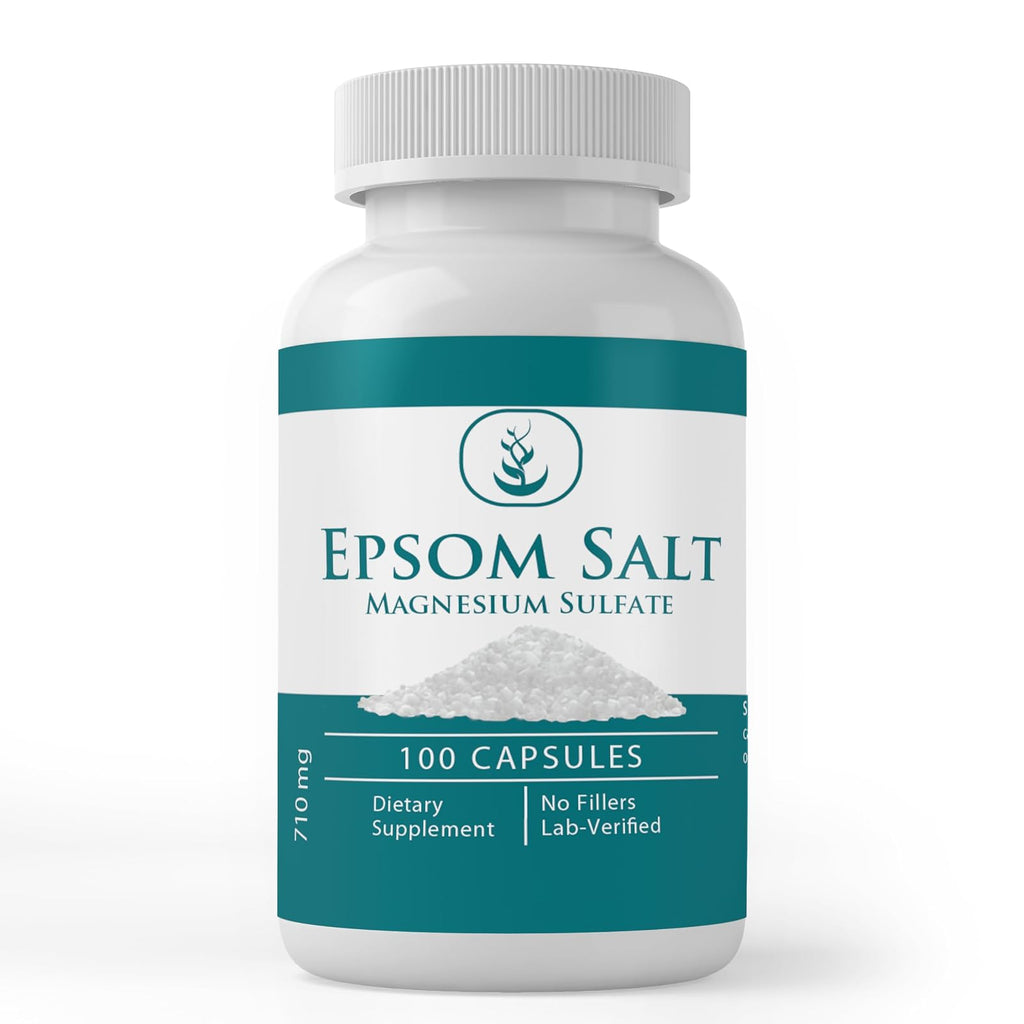 Epsom salt capsules for relaxation
