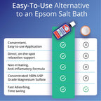 Epsom salt infused lotion for stress relief