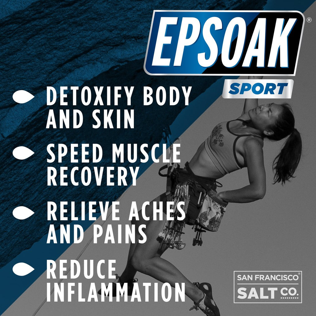 Epsom salt soak for post-workout relief