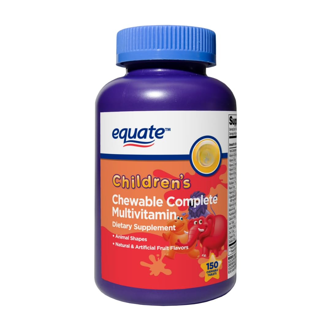 Equate children's chewable multivitamin tablets