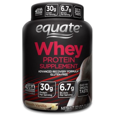 Equate whey protein for muscle recovery